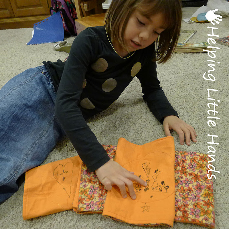 Pieces by Polly: Child Decorated Burp Cloths