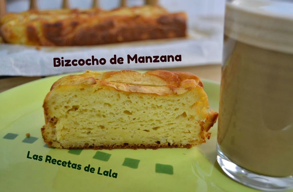 Las Recetas De Lala Bizcocho De Manzana Sin Azúcar