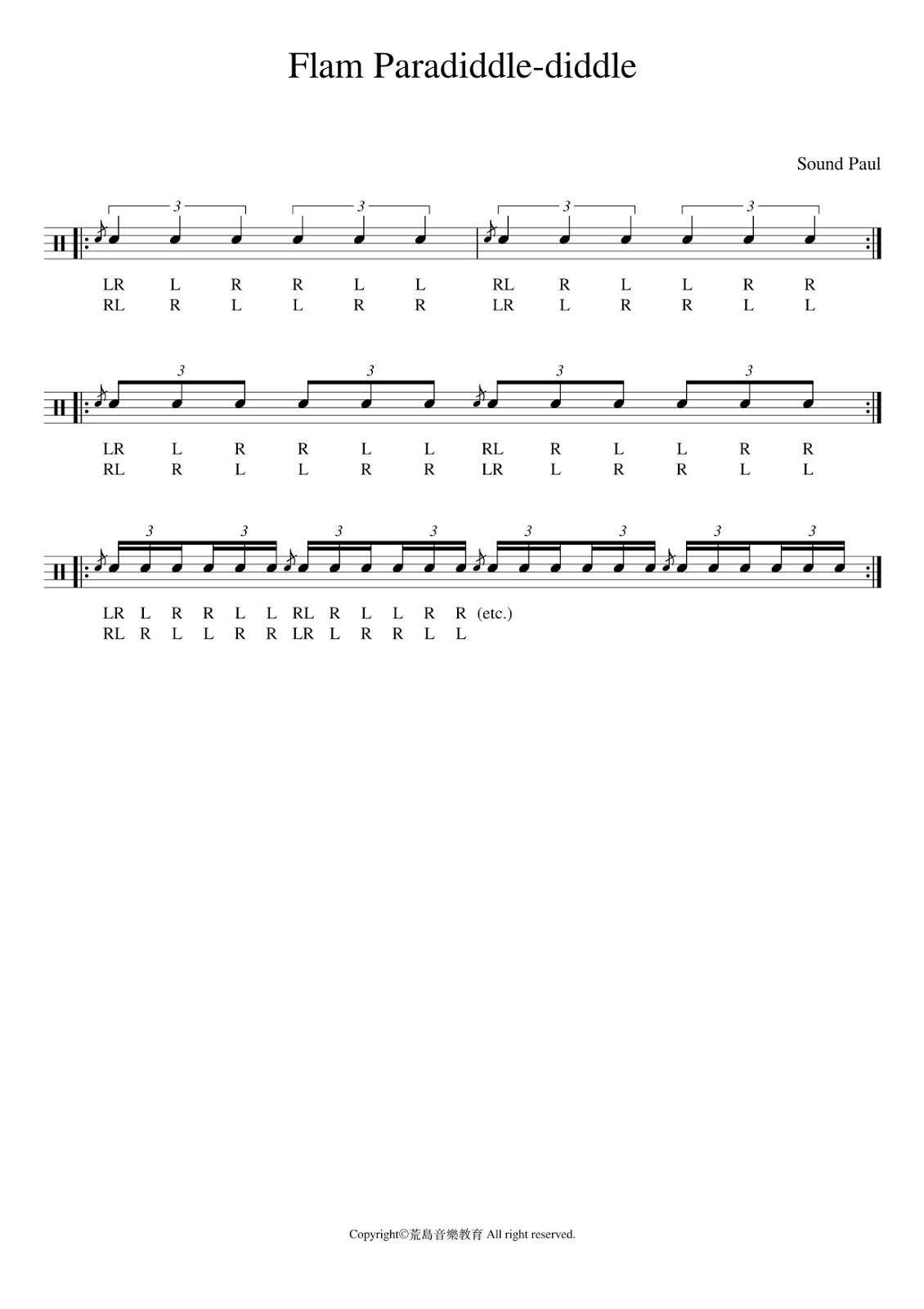 Flam Paradiddle-diddle