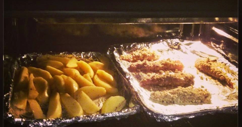 Chicken Schnitzel and Homemade Chips | Food and Other Loves