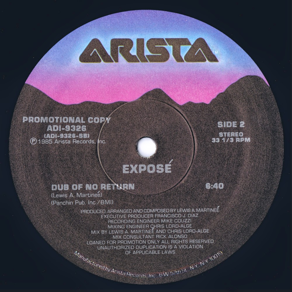 Top Vinilos Discotheque: Exposé - Point Of No Return (1987)