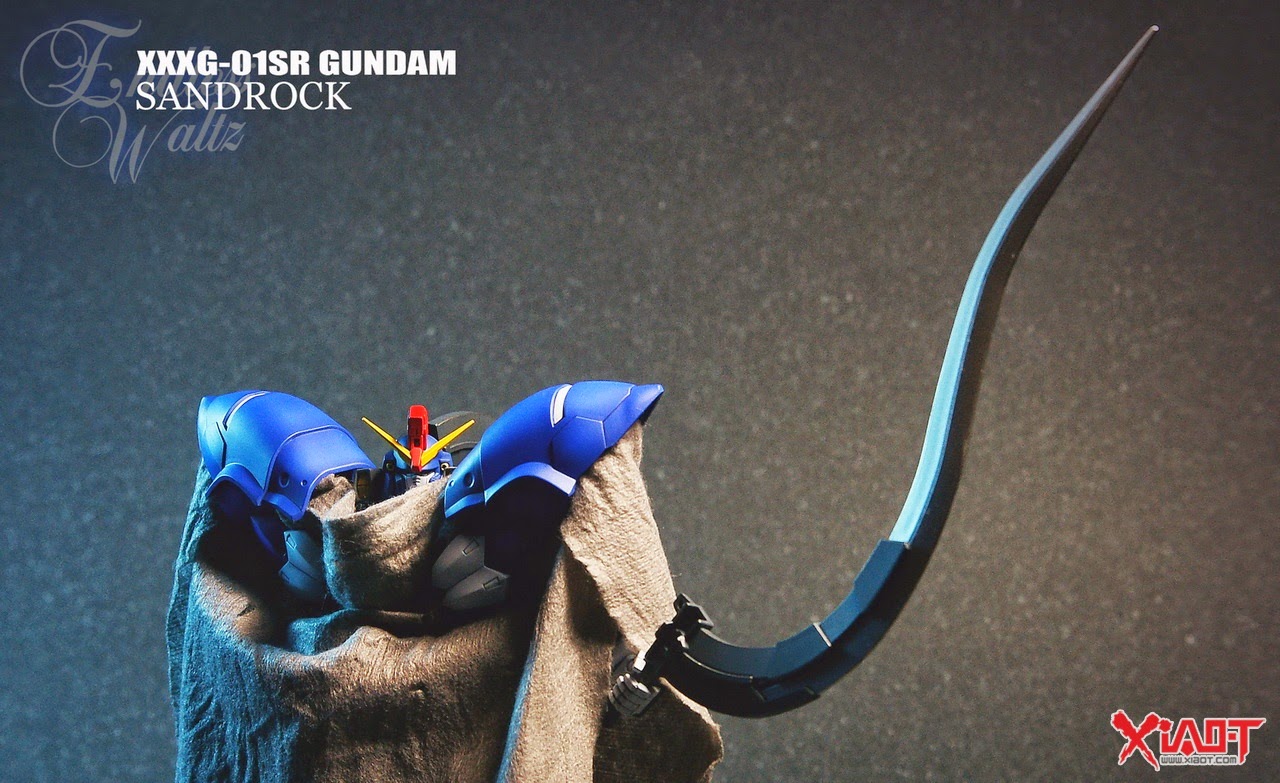 MG 1/100 Sandrock Gundam Custom EW with Cloak Custom Build