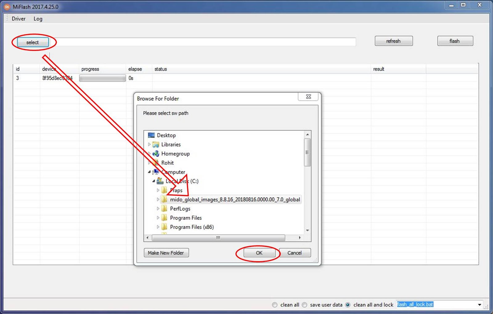 How to Flash Stock Rom on Redmi Note 4 using Mi Flash Tool (Fastboot ...