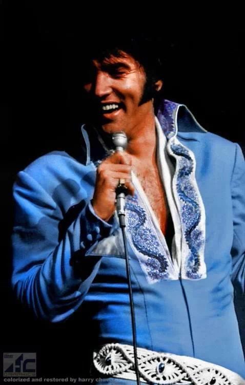 Elvis Presley . . . : Jumpsuit - Blue Tapestry