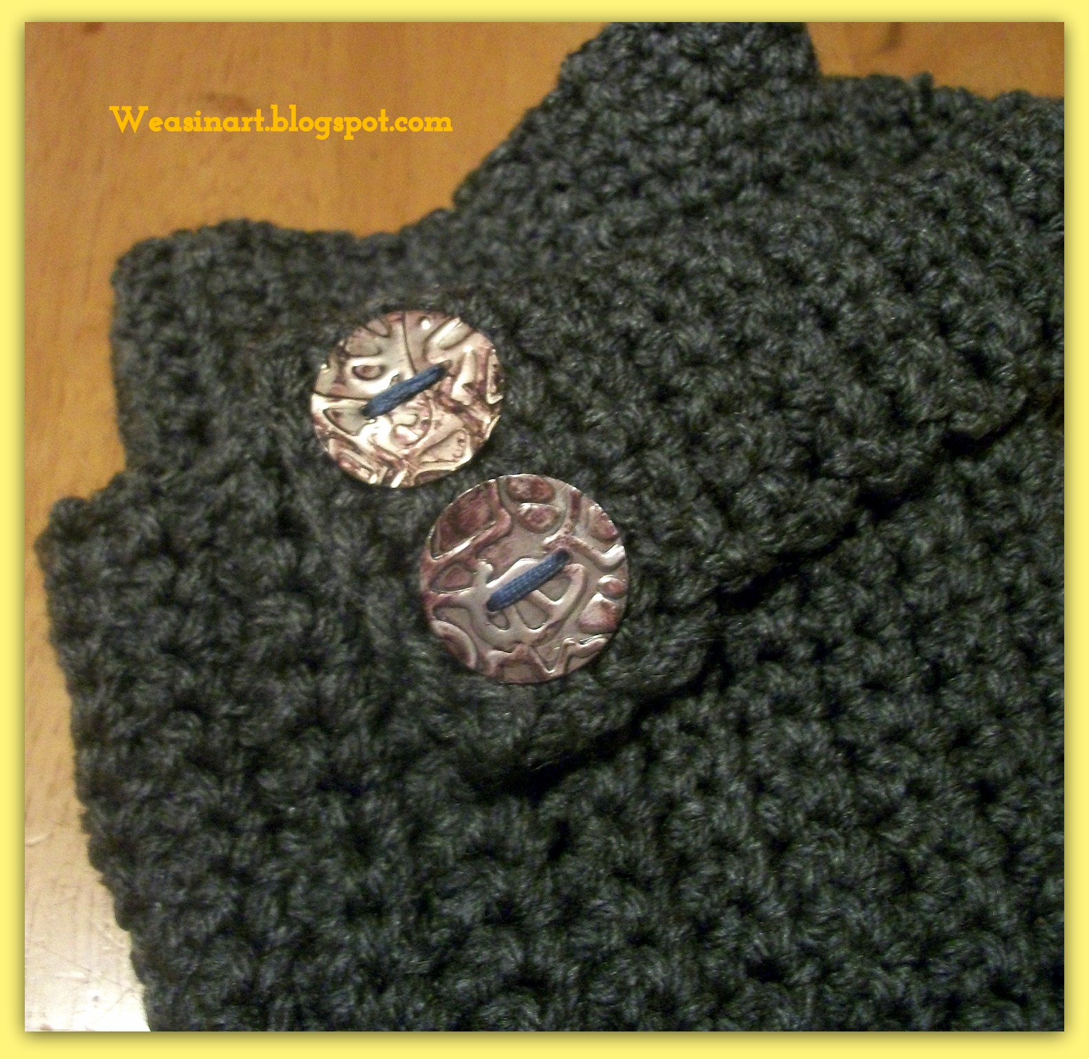 weasinart: Metalwork Monday: Handmade Embossed Buttons