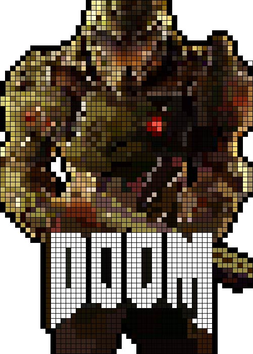 Game Art Characters: Doom Pixel Art