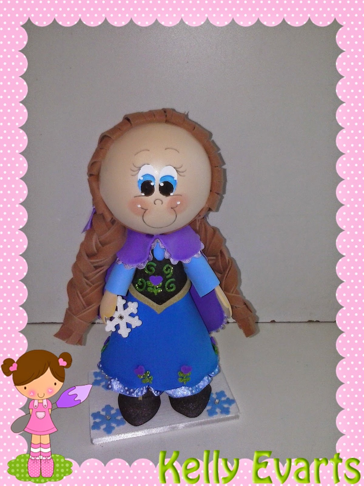 Kelly Evarts: FROZEN - ANA E ELSA EM EVA