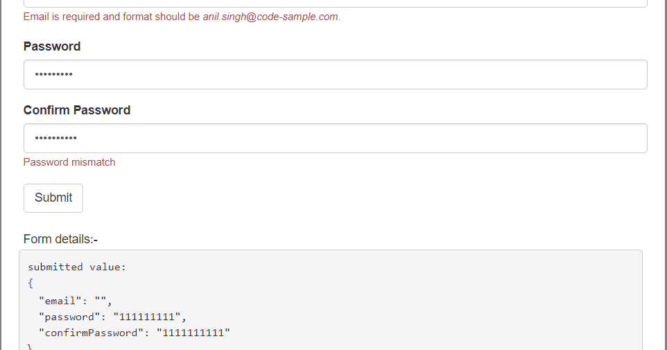 最高 Ever Confirm Password Validation Message 彼が触れた後