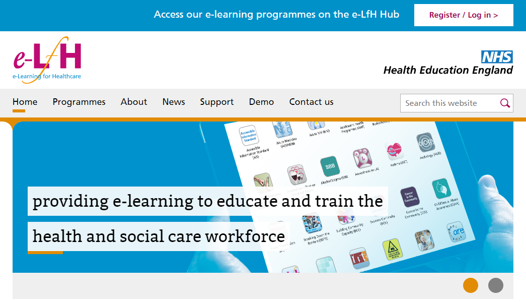 Resource of the week #7: e-Learning for Healthcare