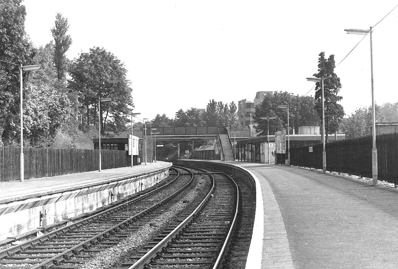 the rail thing: East Grinstead. 1977