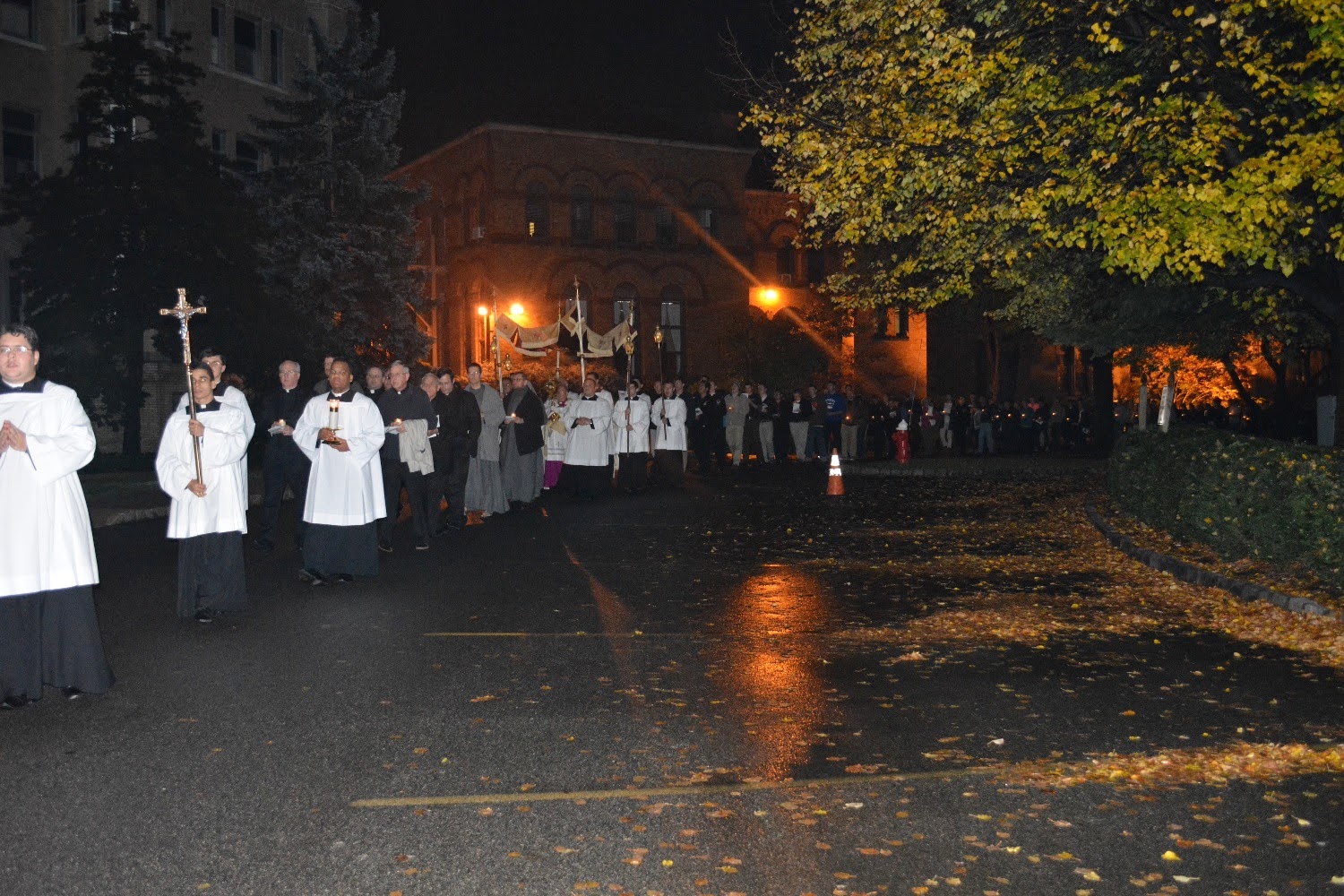 New Liturgical Movement: Eucharistic Procession at Seton Hall University