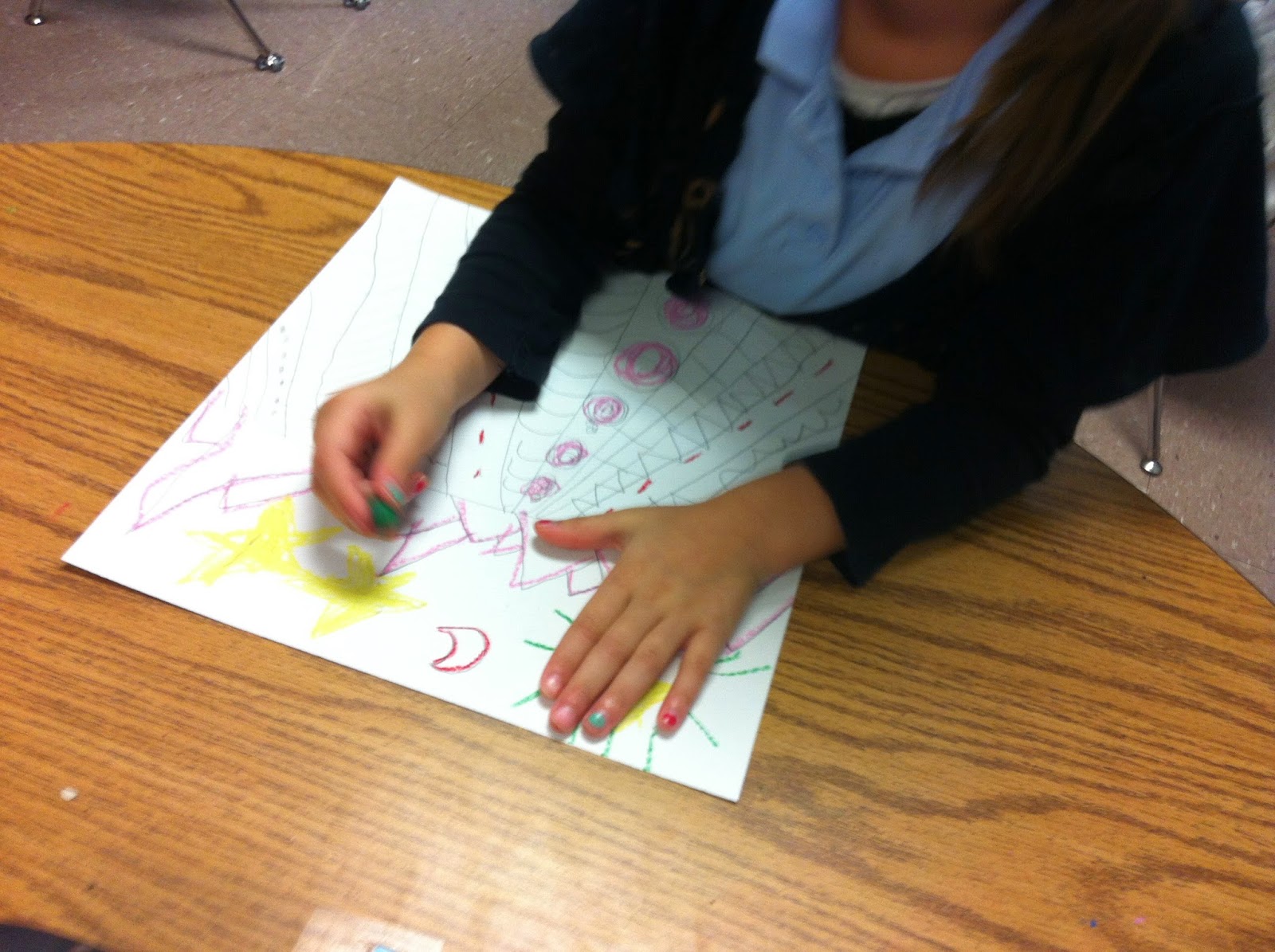 ChumleyScobey Art Room: Watercolor Abstract Landscapes by 1st Grade