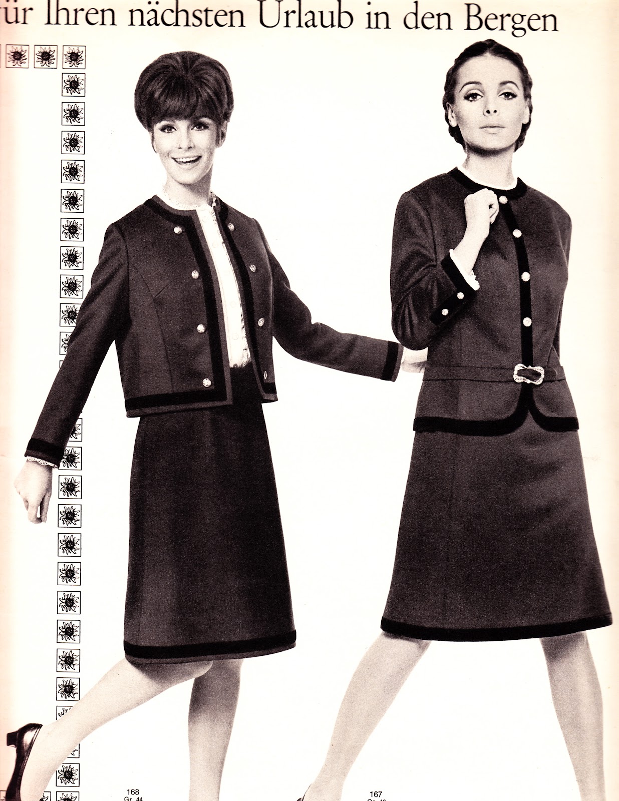 Marie in the cave: Burda magazine from the past