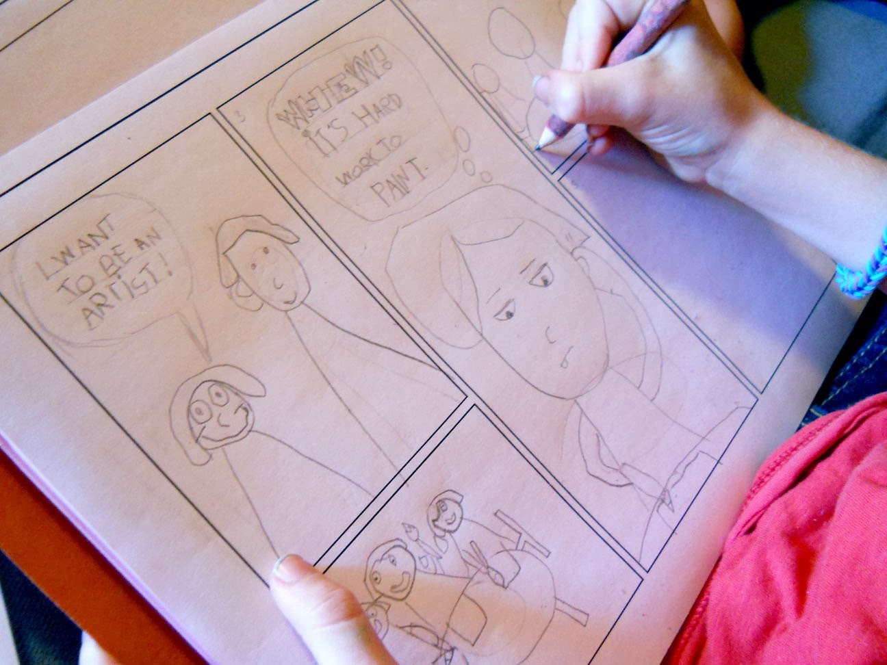 we wilsons: Art Week! Thursday: Storytelling and Comic Books