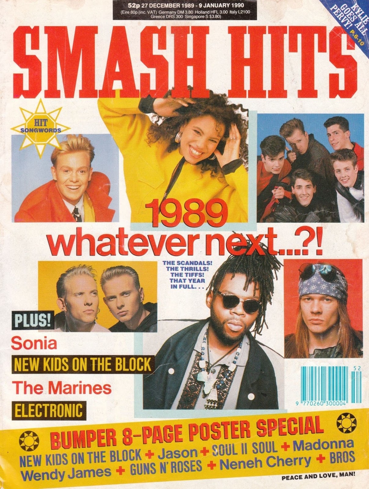 Top Of The Pop Culture 80s: Smash Hits 27th December 1989 to 9th ...