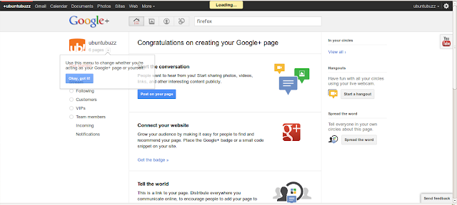 Create Google+ Pages for Brand, Website and Community