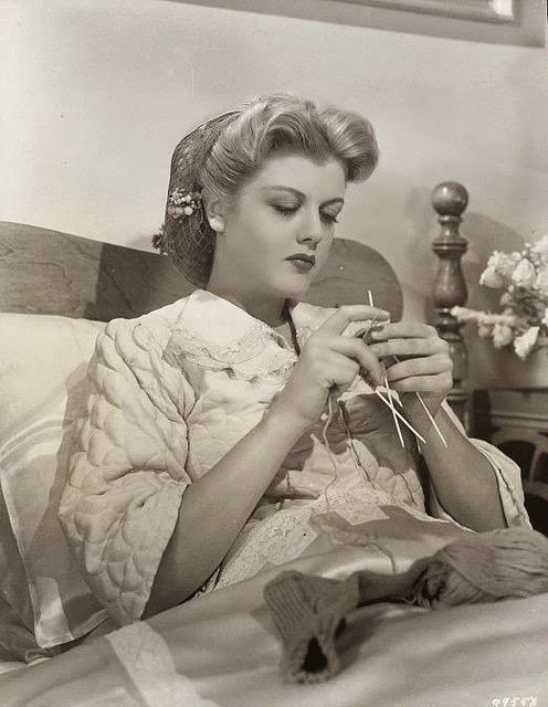 One More Stitch: Famous Knitters – Angela Lansbury