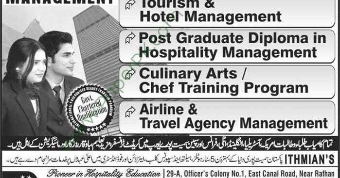 ITHM Institute of Tourism & Hotel Management Admissions 2018 - Computer ...