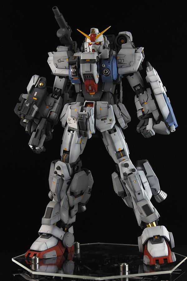 Custom Build: MG 1/100 Ground Type Gundam "Base Attack Warfare Equipment"