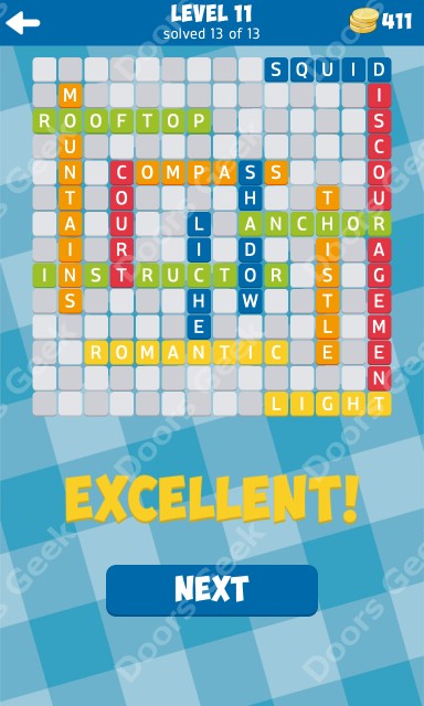 13 Word Connect Level 11 Answers ~ Doors Geek