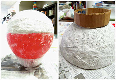 Rise and Shine: Footed Plaster Craft Bowl