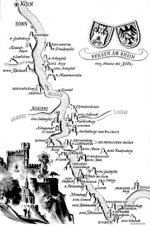 Mapa del Rin | Alemania: destino imaginario