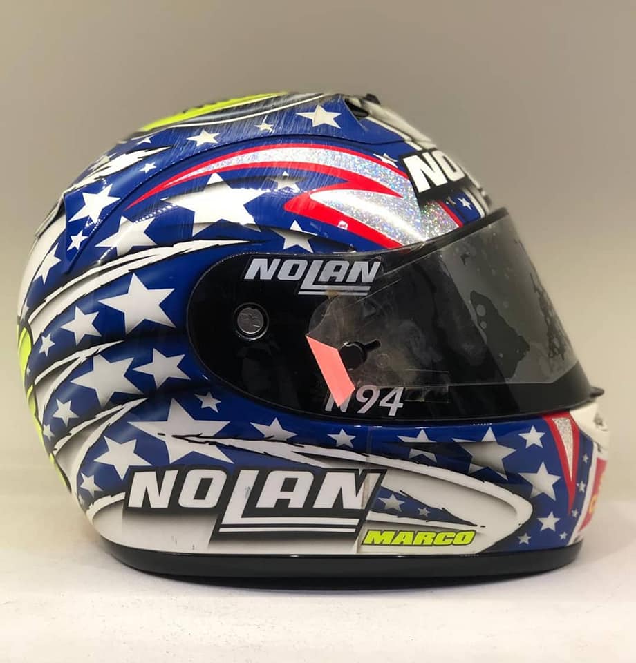 Racing Helmets Garage: Nolan N94 M.Melandri Laguna Seca 2006 by Shock ...