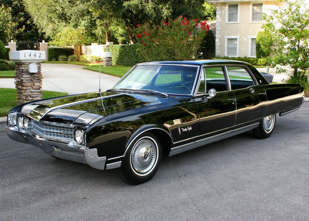 All American Classic Cars: 1966 Oldsmobile Ninety-Eight LS 4-Door Sedan