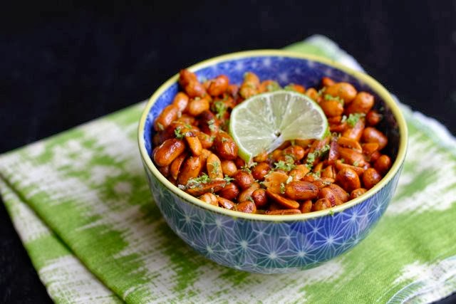 Your Southern Peach: Roasted Chili-Lime Peanuts