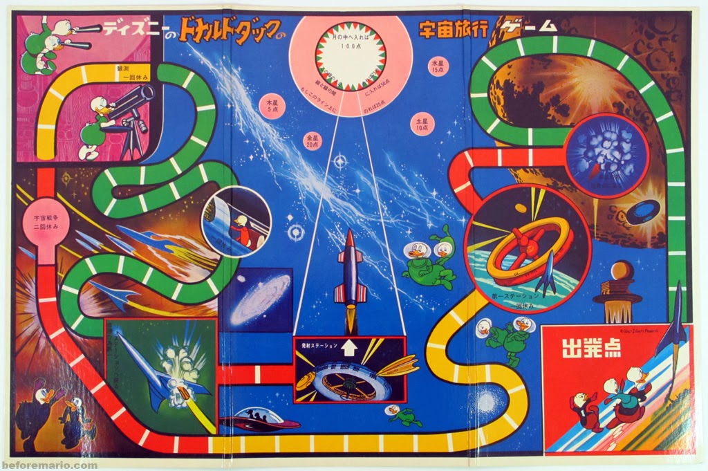 beforemario: Nintendo board games - part 2 - Disney (early 1960s)
