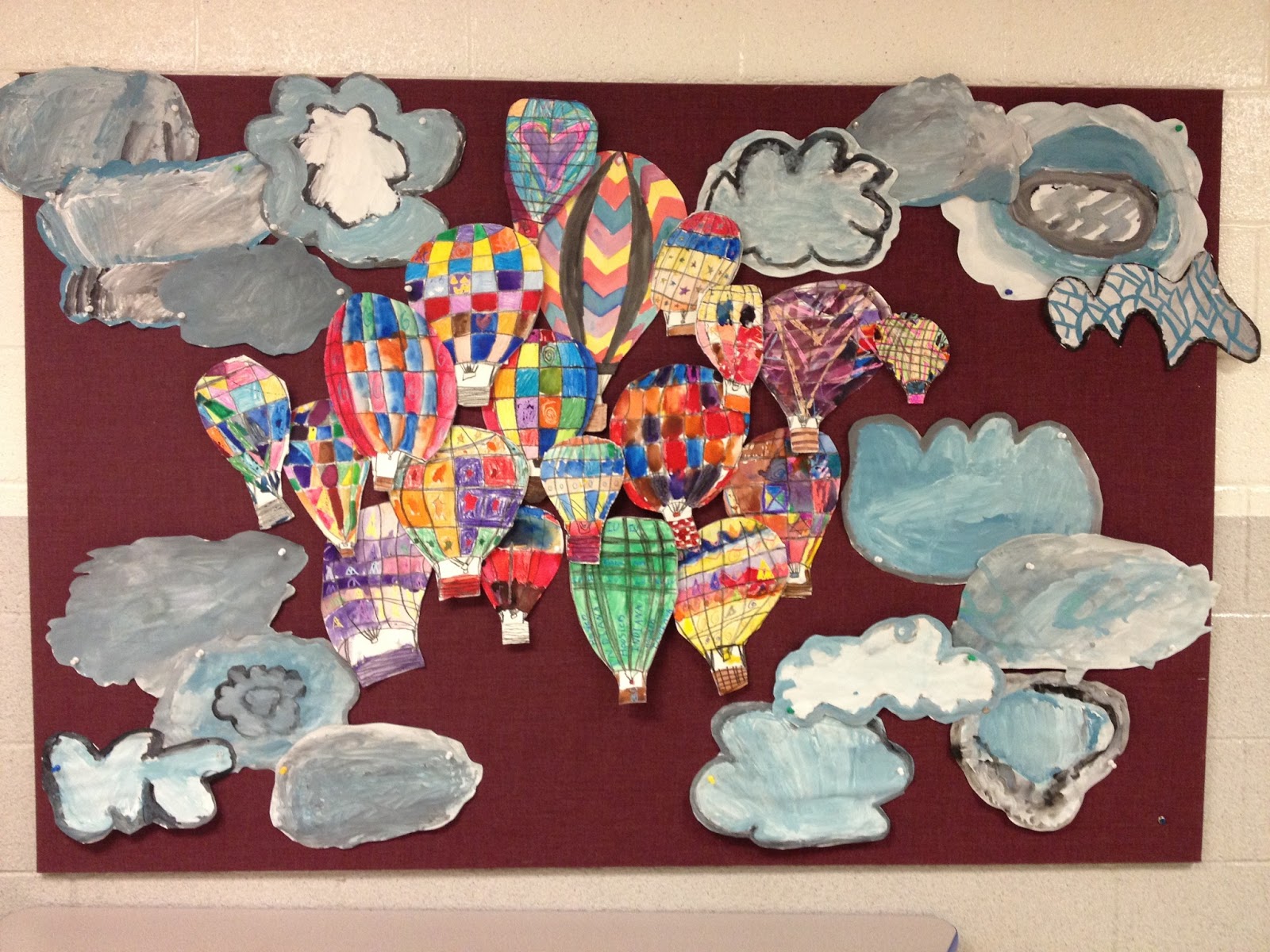Color Me Michelle: Hot Air Balloons: 2nd Grade