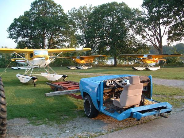 Metanoodle: Backyard geniuses make float plane tugs.