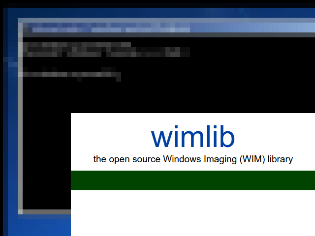 Francisco C Soares: WIMLIB: WinPE no Linux