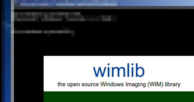 Francisco C Soares: WIMLIB: WinPE no Linux