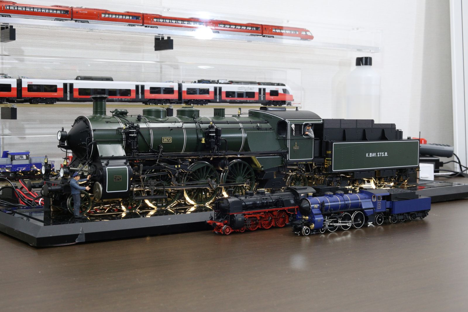 1番ゲージはS3/6スタイルだけどこの中で一番最新のミュージアム保存仕様BR18。