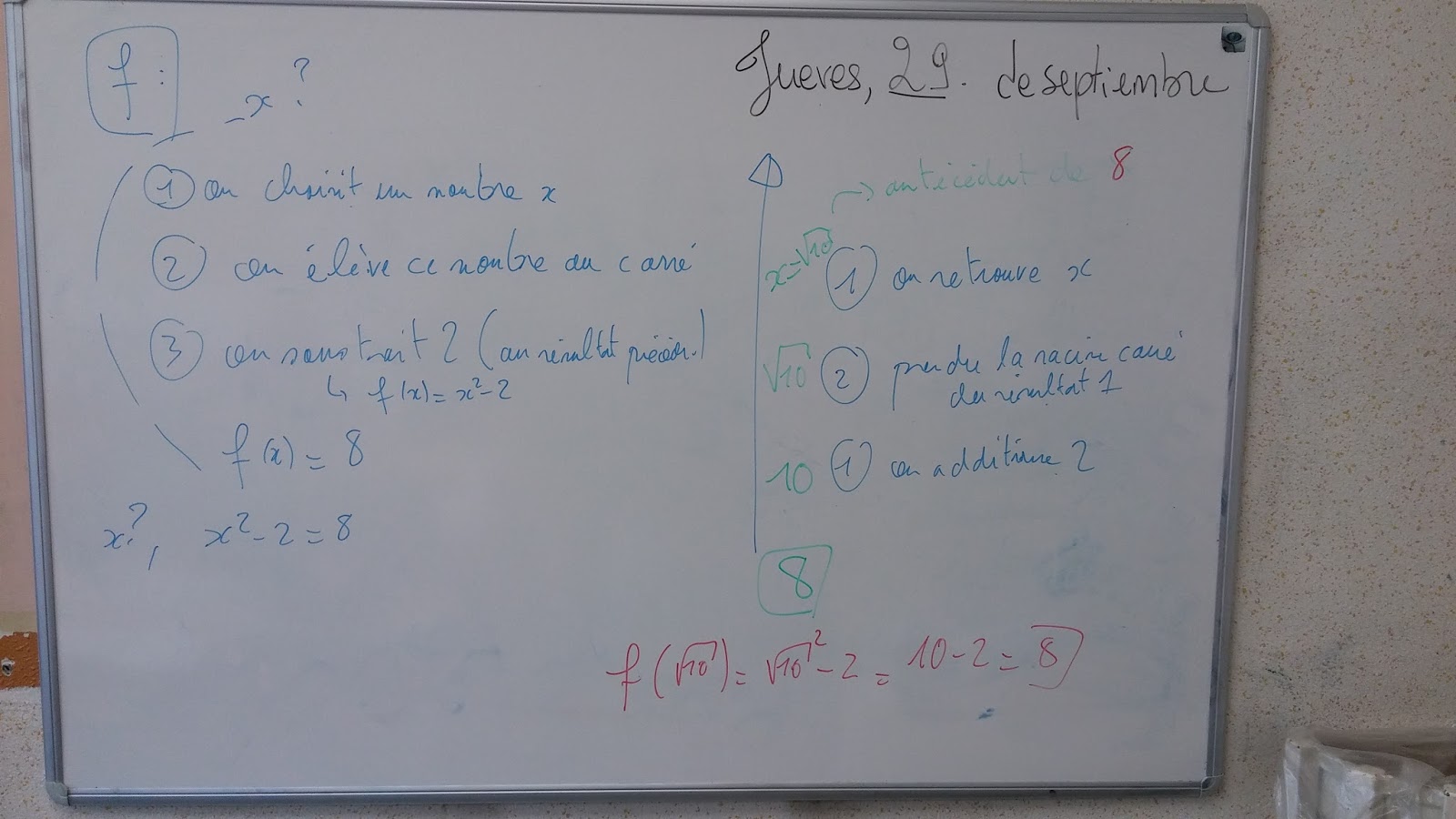 Cahier de texte de M.PONS MATHEMATIQUES: septembre 2016