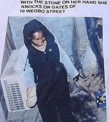 Mad Isoko Woman Who Uses Stones To Knock On Doors In Yaba Lagos About ...