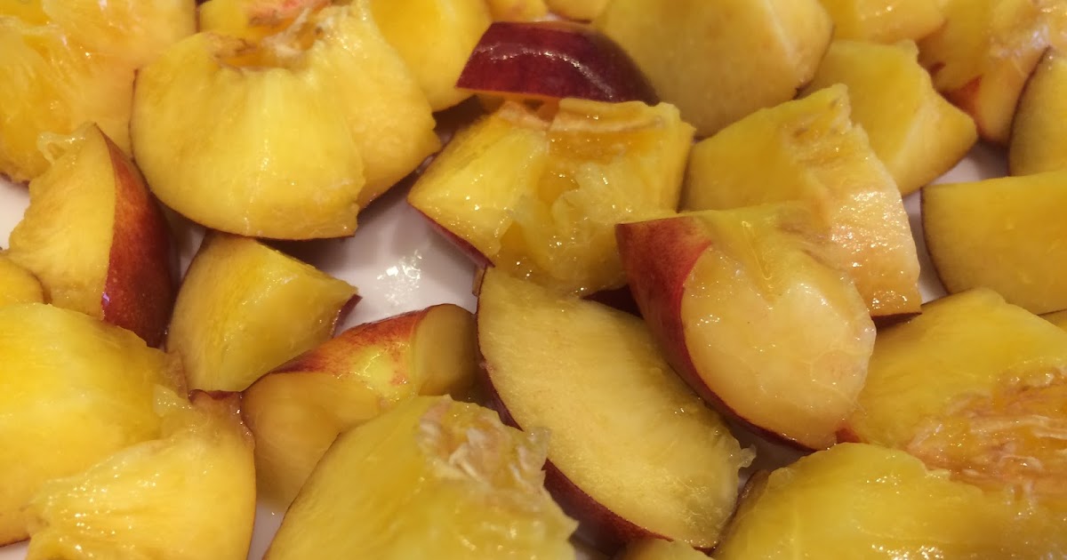 Baking Bare: Nectarine Ice Cream