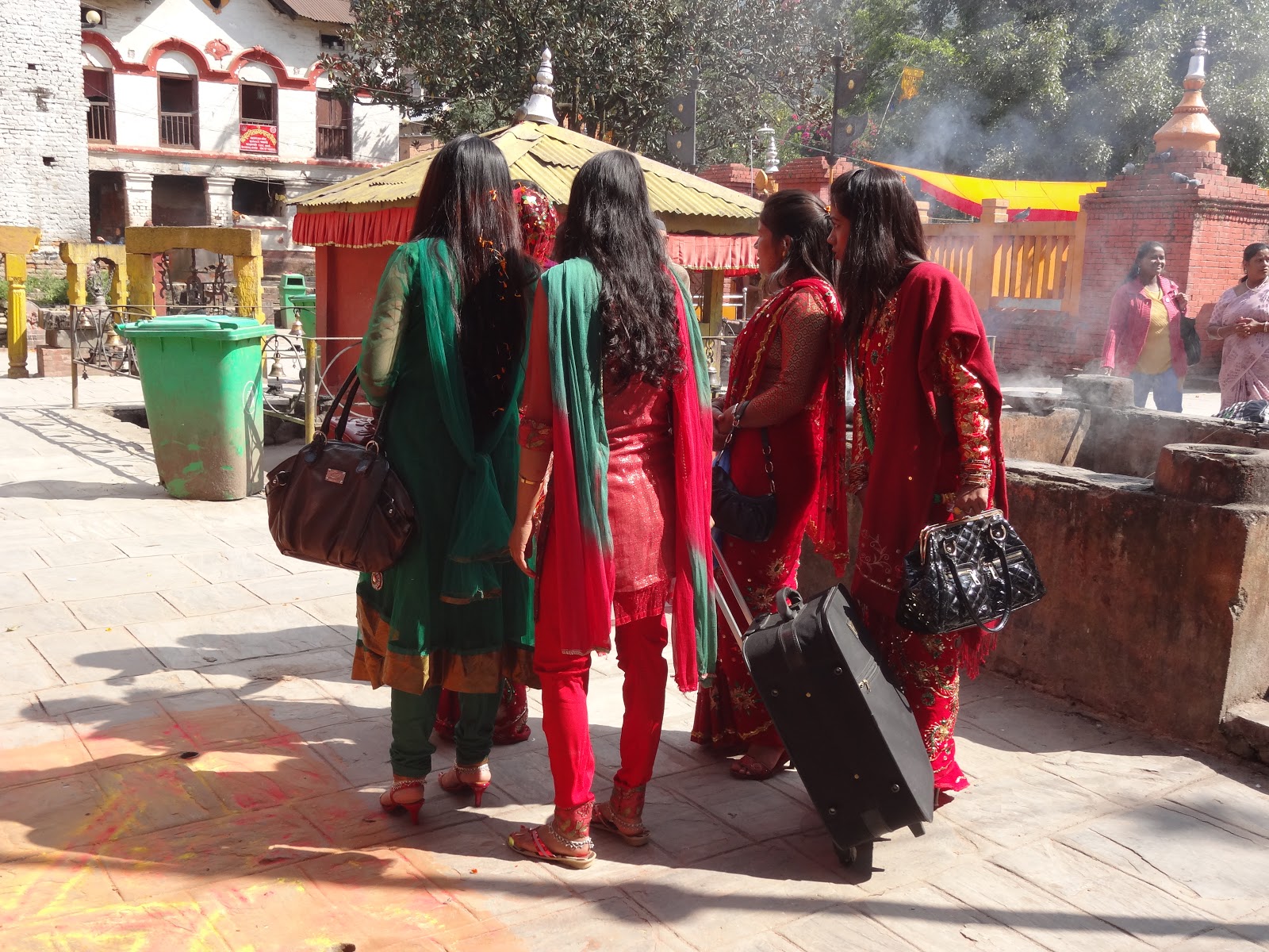 Voyage au Népal...Vojaĝo en Nepalo. : Un mariage hindou ... Hindua ...