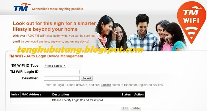 CONNECT TM WIFI GUNA LOGIN ID UNIFI | TM NET
