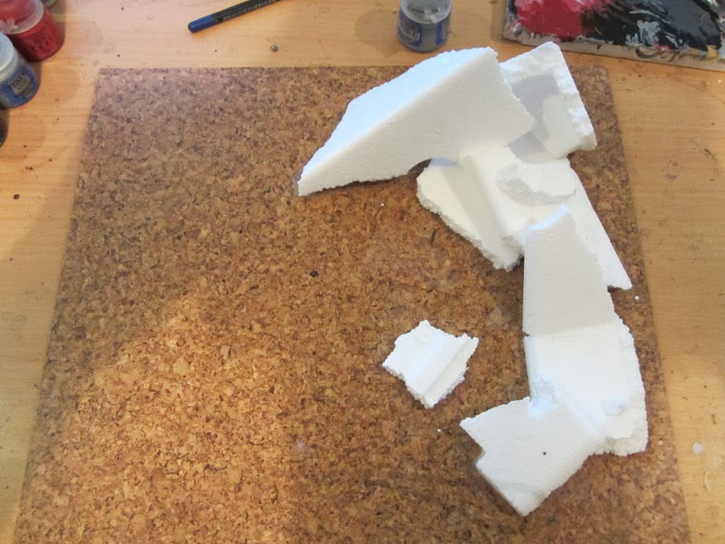How to Build Up Urban Ruins with Polystyrene - 40k Scenery : GRIM DARK ...