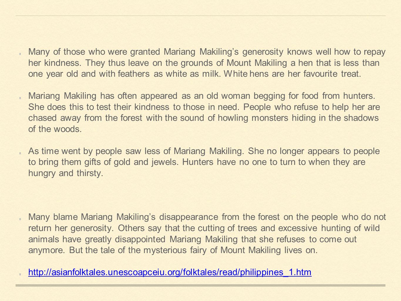 maria makiling story - philippin news collections