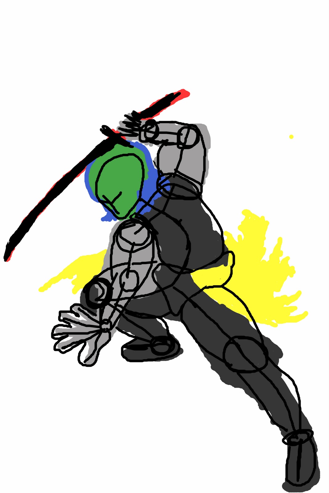 Sean S- D: Ninja Design:- Final Pose