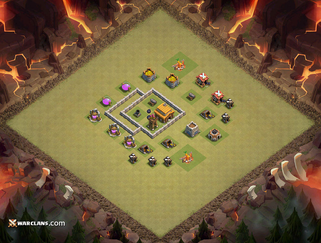 Clash games guide: Top 9 TH (Town Hall) 3 bases.
