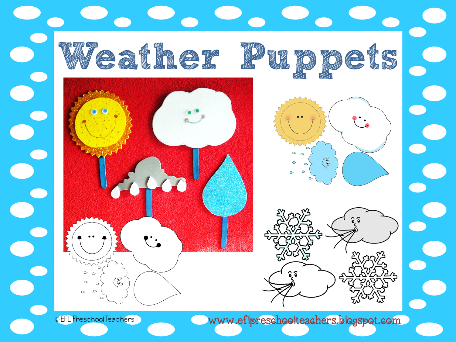 ESL/EFL Preschool Teachers: Weather Theme Resources for the ELL