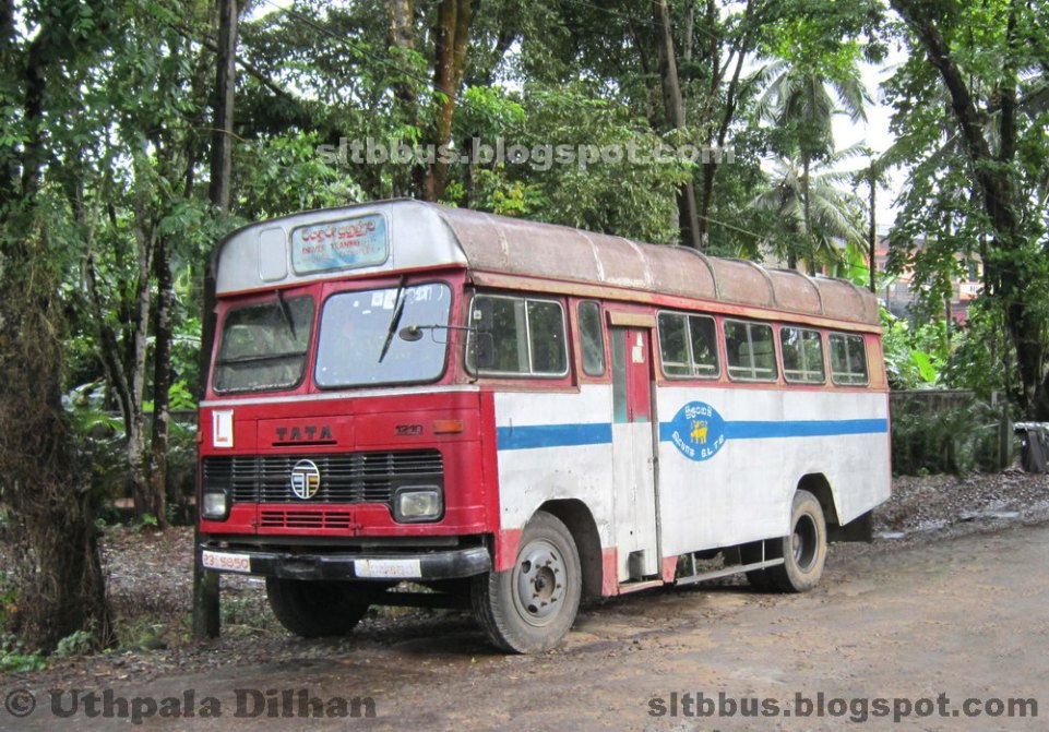 SLTB buses - ශ්‍රී ලංගම බස්: CTB bodied TATA LP 1210/36 bus from SLTB ...