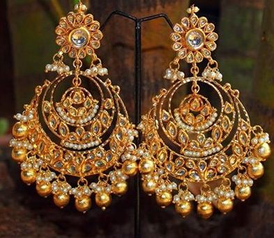 Chand Bali earrings : An example of exquisite architecture and finesse ...