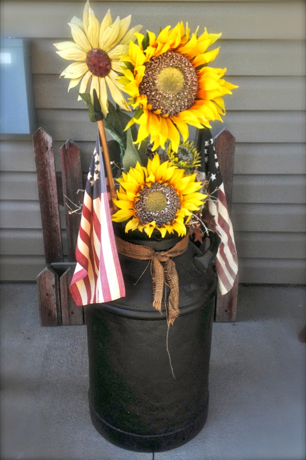 DIY Why Spend More: Decorating milk cans