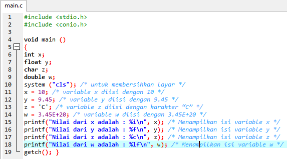 Cara menulis source code dan mengkompile program pada aplikasi Dev C++ ...