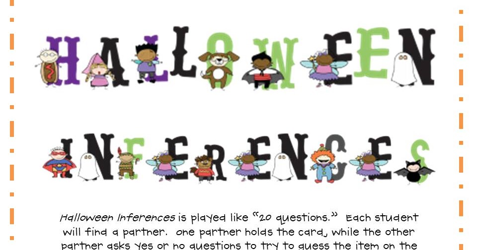 Halloween Inferences: Freebie | The Lemonade Stand